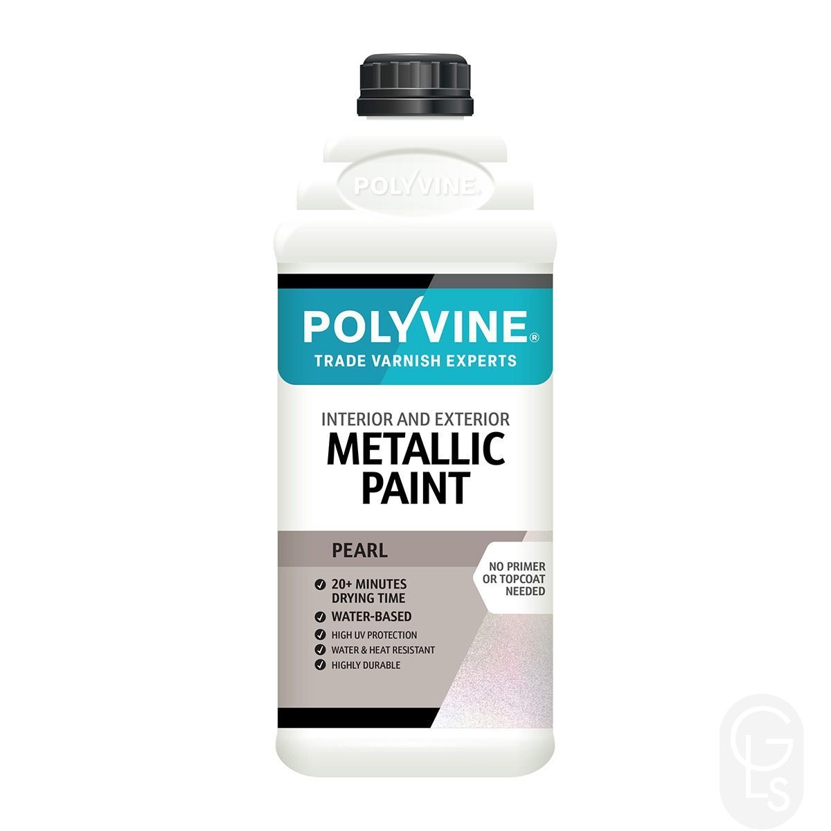 Polyvine Metallic Paint - Pearl - 2L